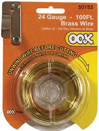 Ook Brass Wire - 24 Gauge, 100 ft.