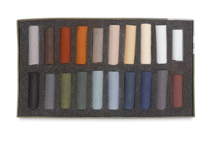 Art Spectrum Artists' Soft Pastels Landscape 20 Half Stick Set