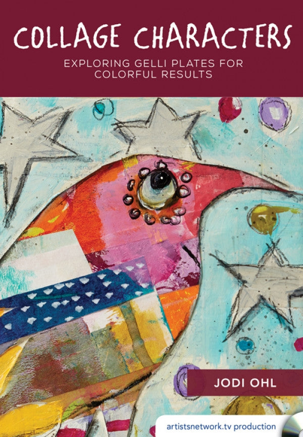 Collage Characters: Exploring Gelli Plates for Colorful Results with ...