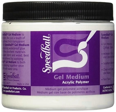 Speedball Acrylic Gel Medium - 16 oz