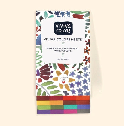 Viviva Colorsheet Original Single Watercolour 16-Colour Set