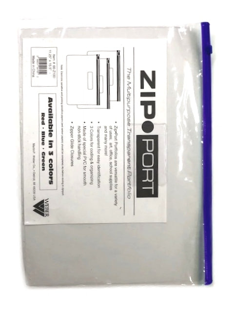 Weber Zip Port Multipurpose Transparent Portfolio